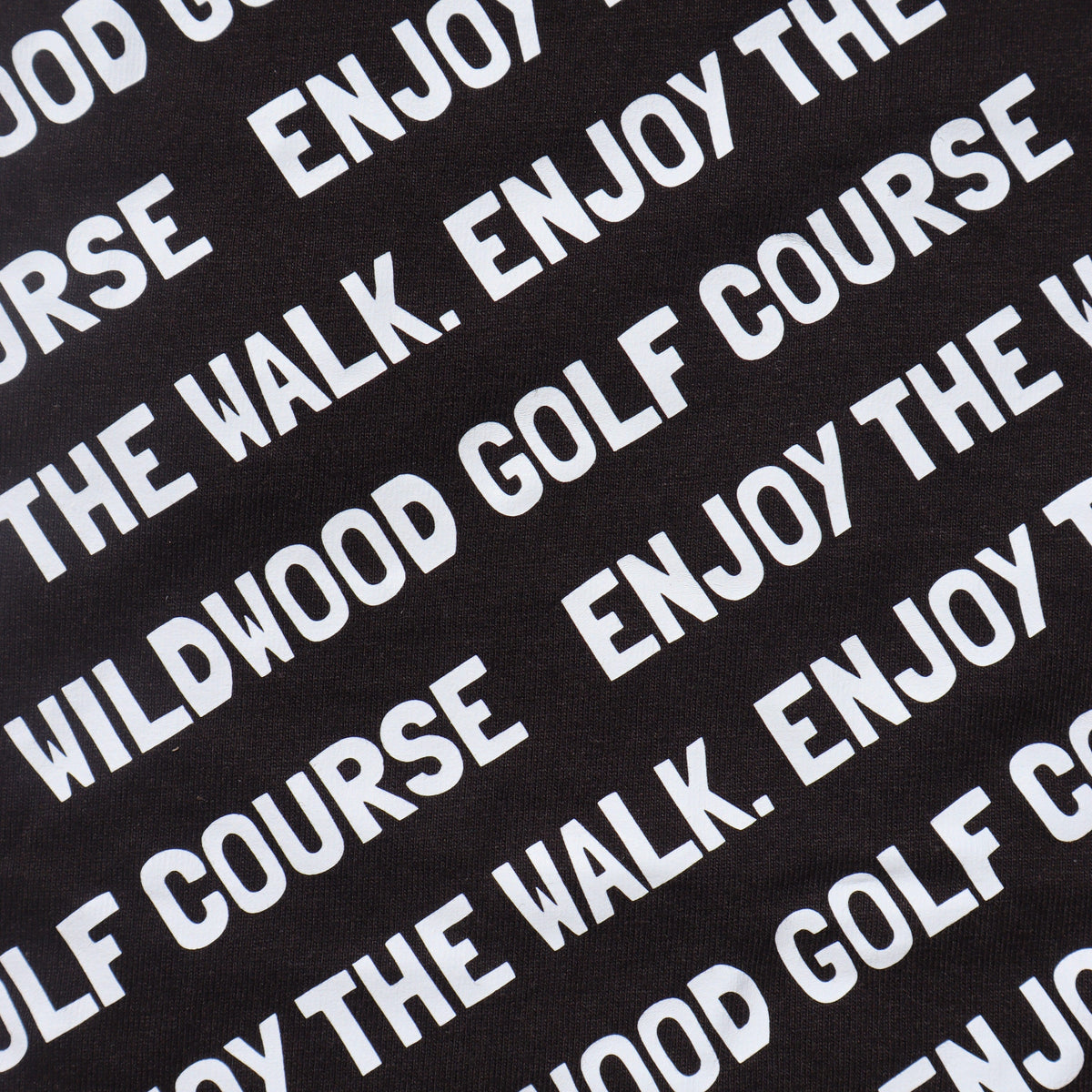 ENJOY THE WALK SHIRT - BLACK – wildwoodgolf